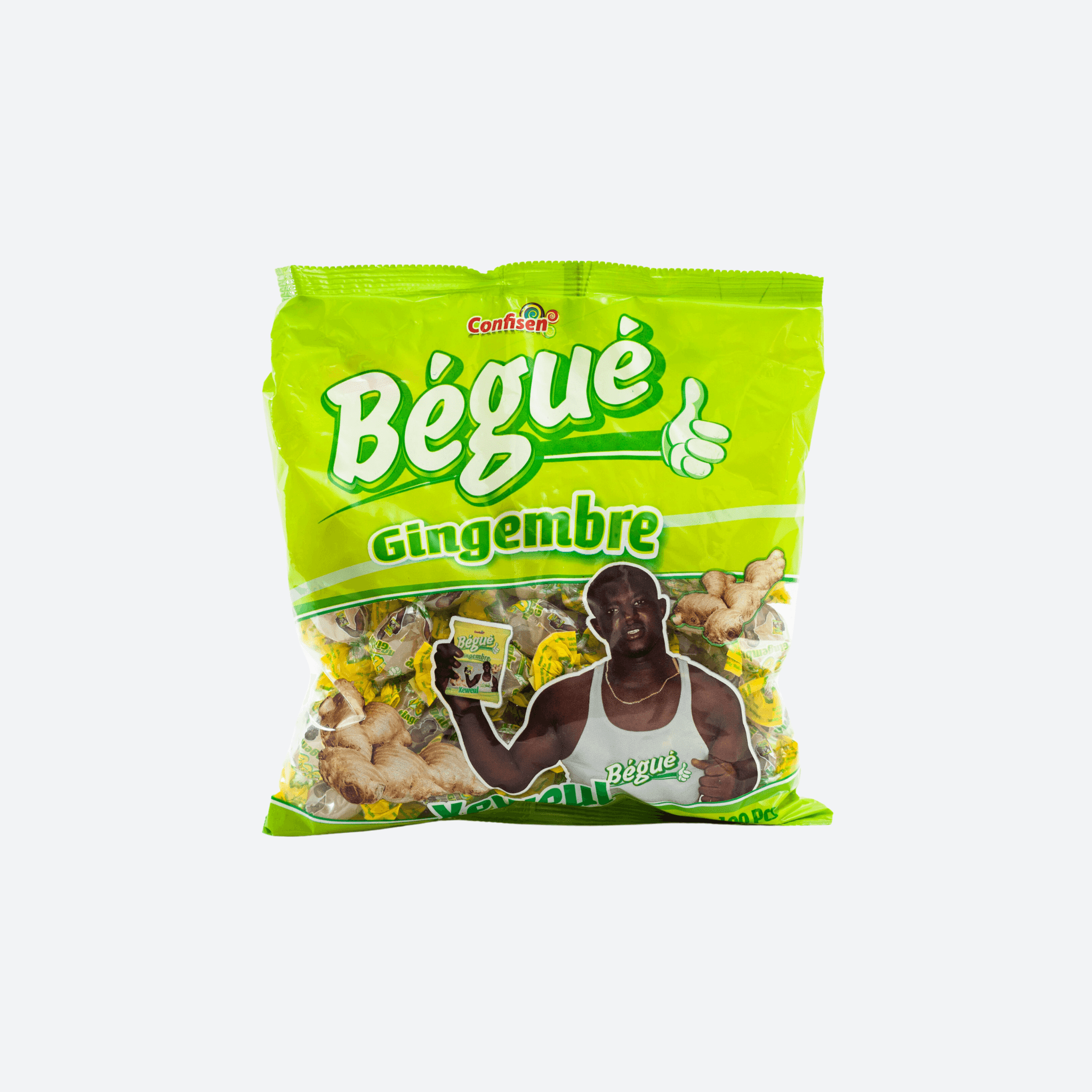 Begue Original Hard Ginger Candy - Spicy and Sweet Flavor Combination ...
