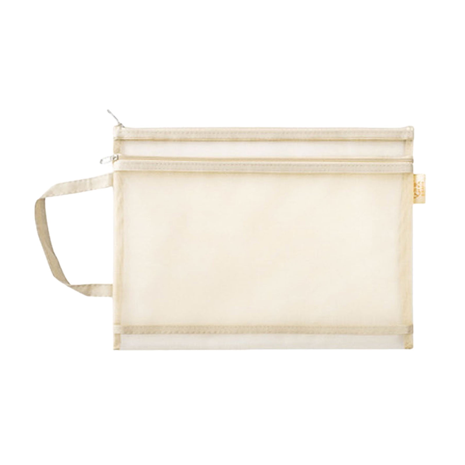 Begzeat Double-Layer Mesh Zipper Pouch Bags with Handle, EVA Board Game ...