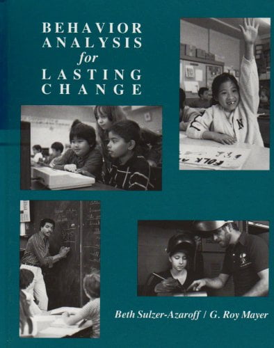 Pre-Owned Behavior Analysis for Lasting Change (Hardcover) 9780030329449 - Walmart.com