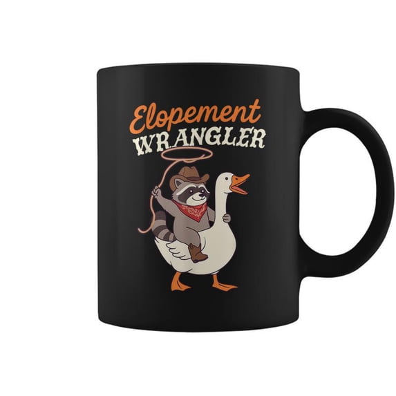 Behavior Analyst Aba Racoon Silly Goose Elopement Wrangler Coffee Mugs ...