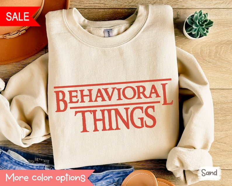 Behavior Analyst Sweatshirt Behavior Therapist Shirt BCBA Gift Behavior ...