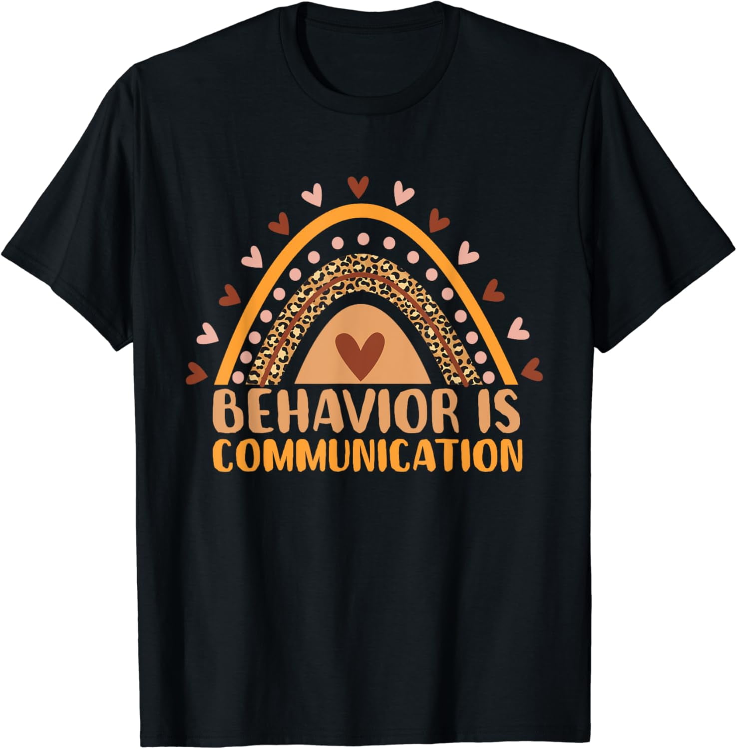 Behavior Is Communication Special Education SPED Rainbow T-Shirt ...