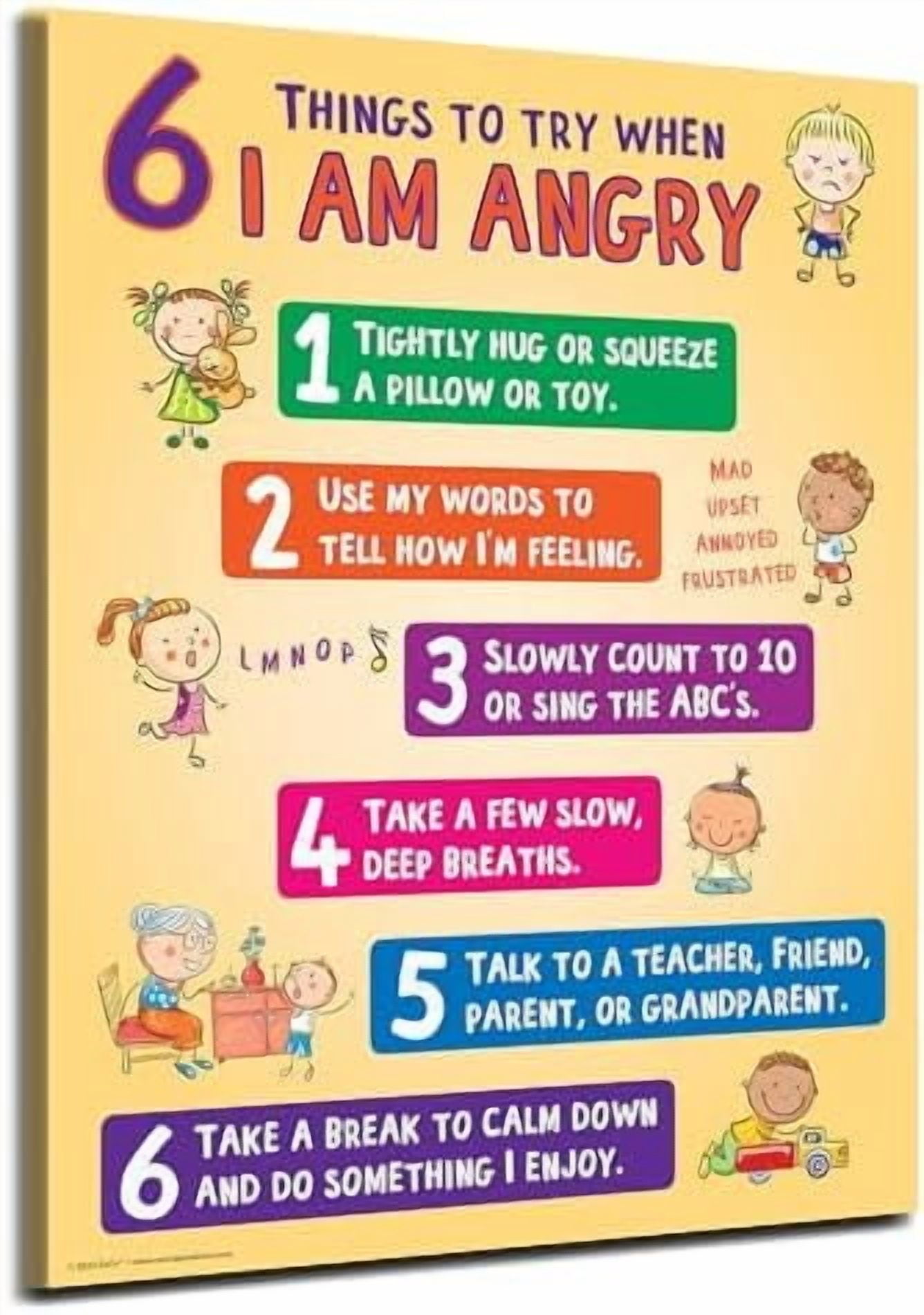 Behavior Management & SEL Posters (10-Pack) – Anger Management ...