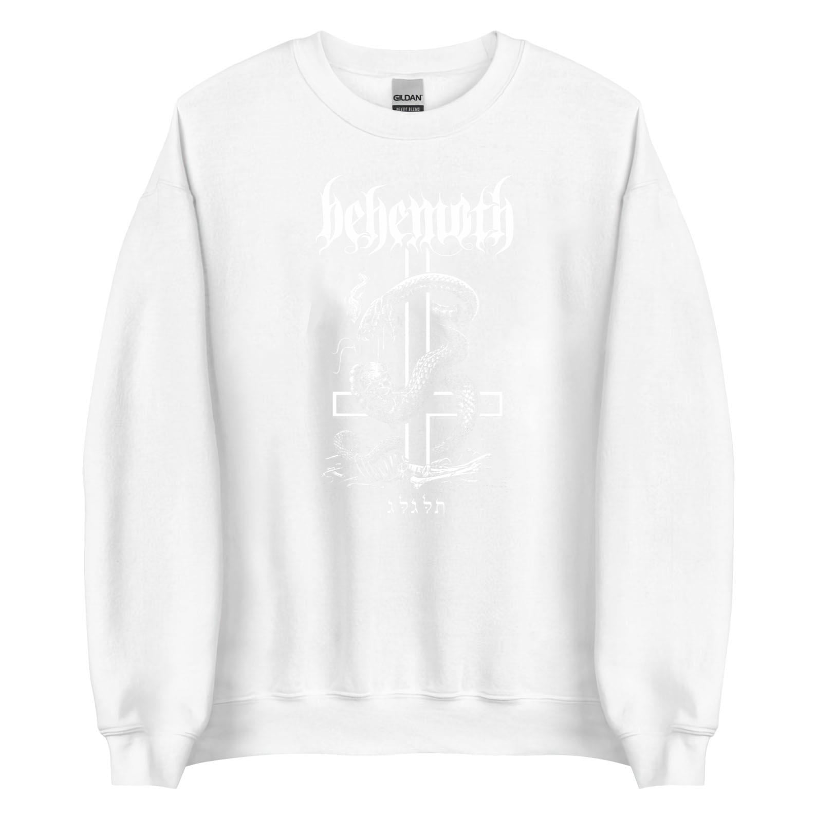 Behemoth Heavy Death Metal Poland Music Band Rock Satanic Cross Tee T ...