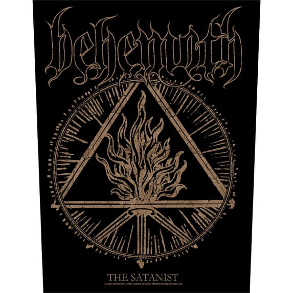 Behemoth The Satanist Band Logo Backpatch - Walmart.com