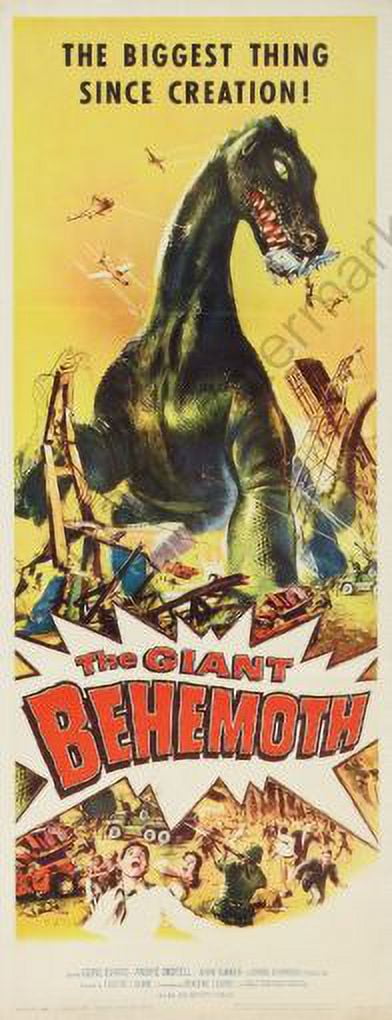 Behemoth The Seamonster 14inx36in Insert Movie Poster Multi-Color ...