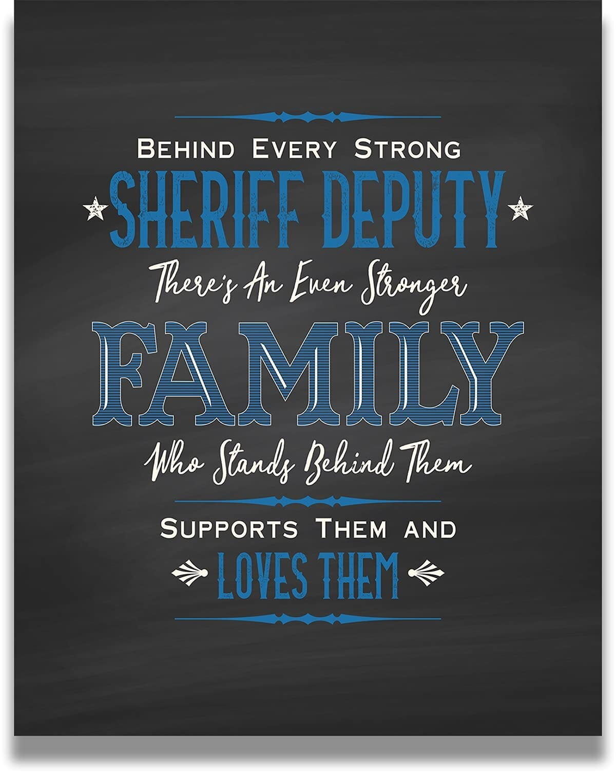 Behind Every Strong Sheriff - Law Enforcement Prints - Police Officer ...