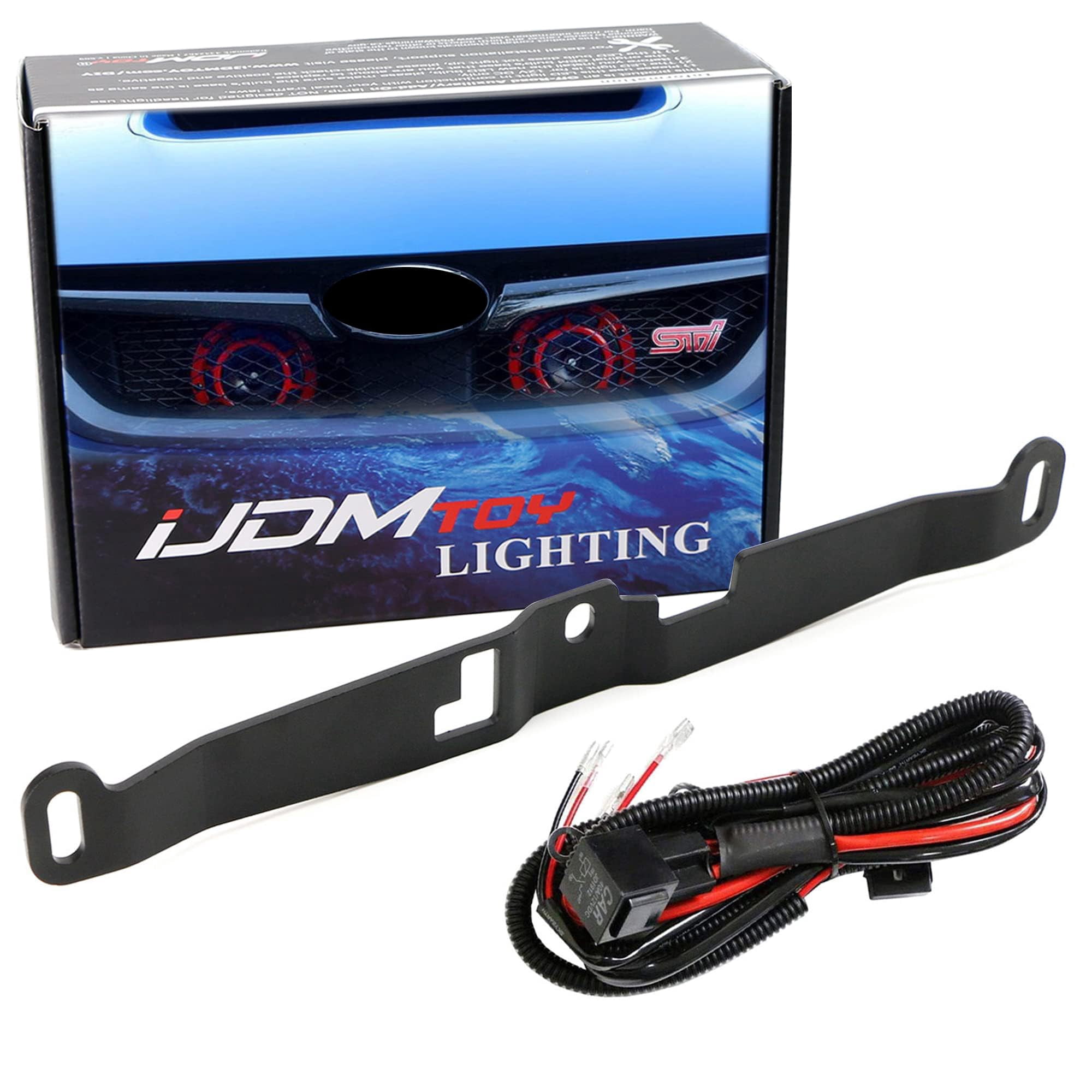 Behind Grille Bolt-On Mounting Brackets and Relay Wiring Harness Combo ...