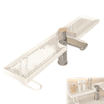 Behind The Faucet Sink Organizer, Drill Free Bathroom Sink Shelf Over ...