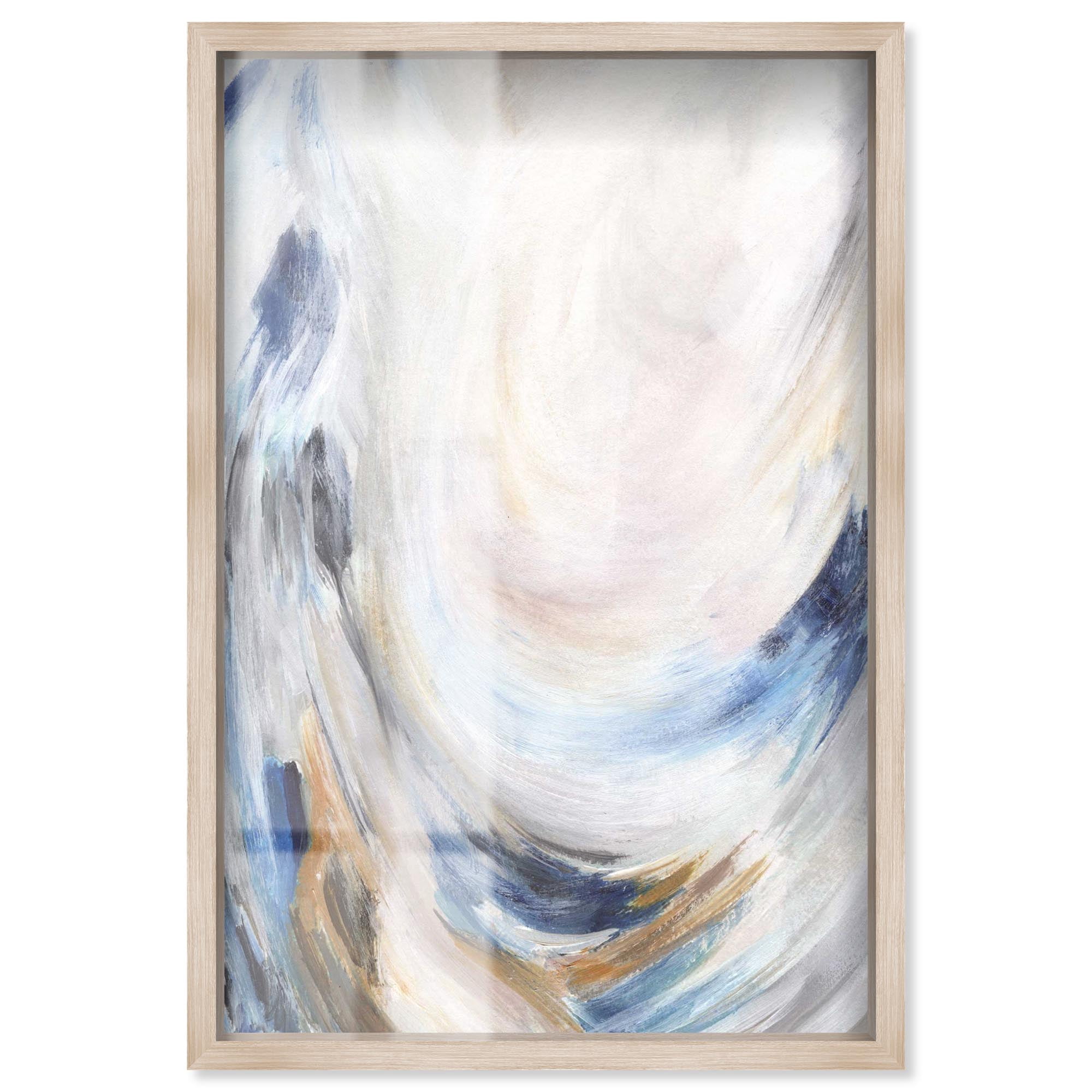 Behind the Falls Shadowbox Print Pastel Decor by Art Remedy, Blonde ...