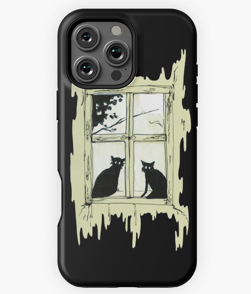 Behind the window M18890 Phone case for iPhone 11 to 16 Pro Max ...