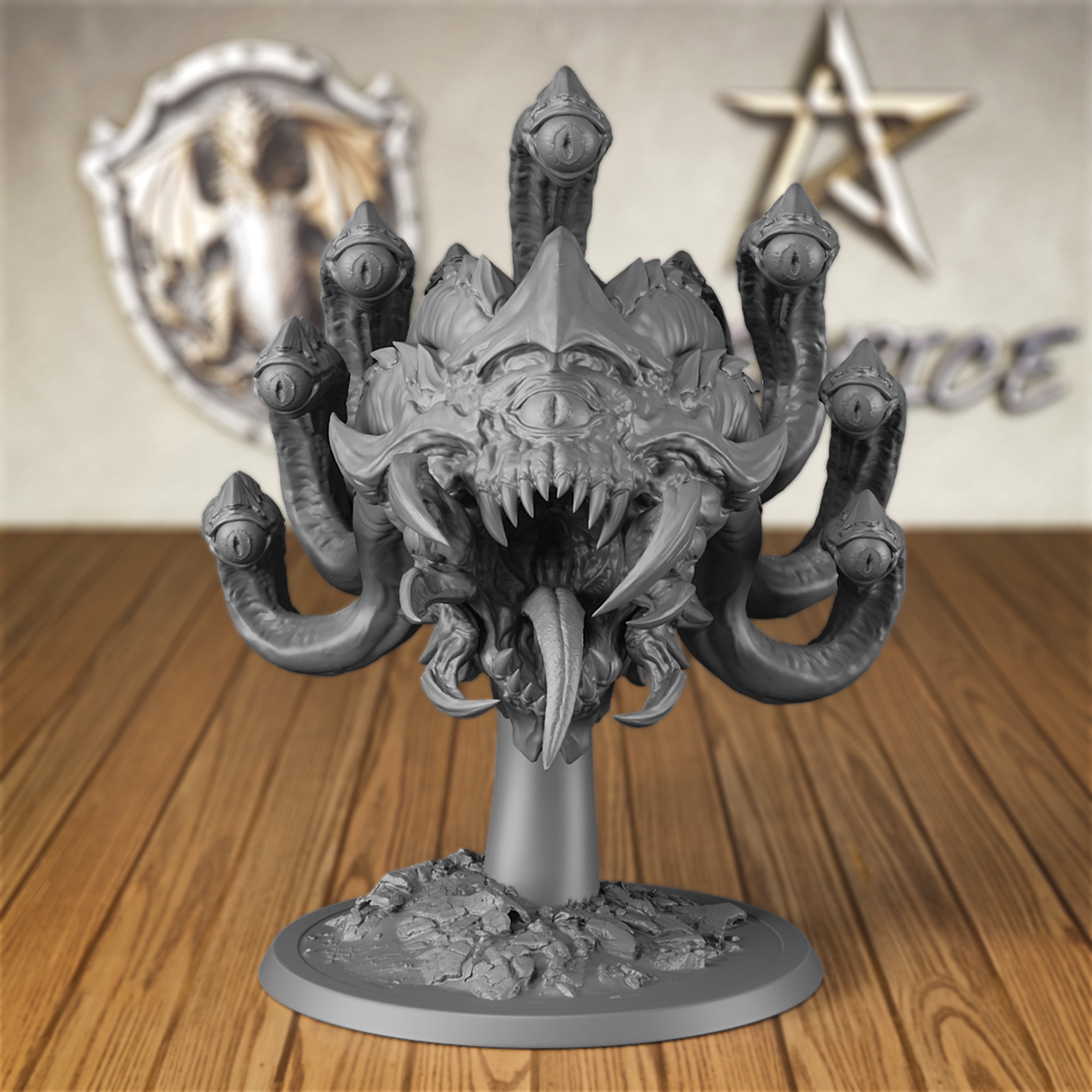 Beholder DND Miniature – Unpainted Resin Monster for Tabletop RPG ...