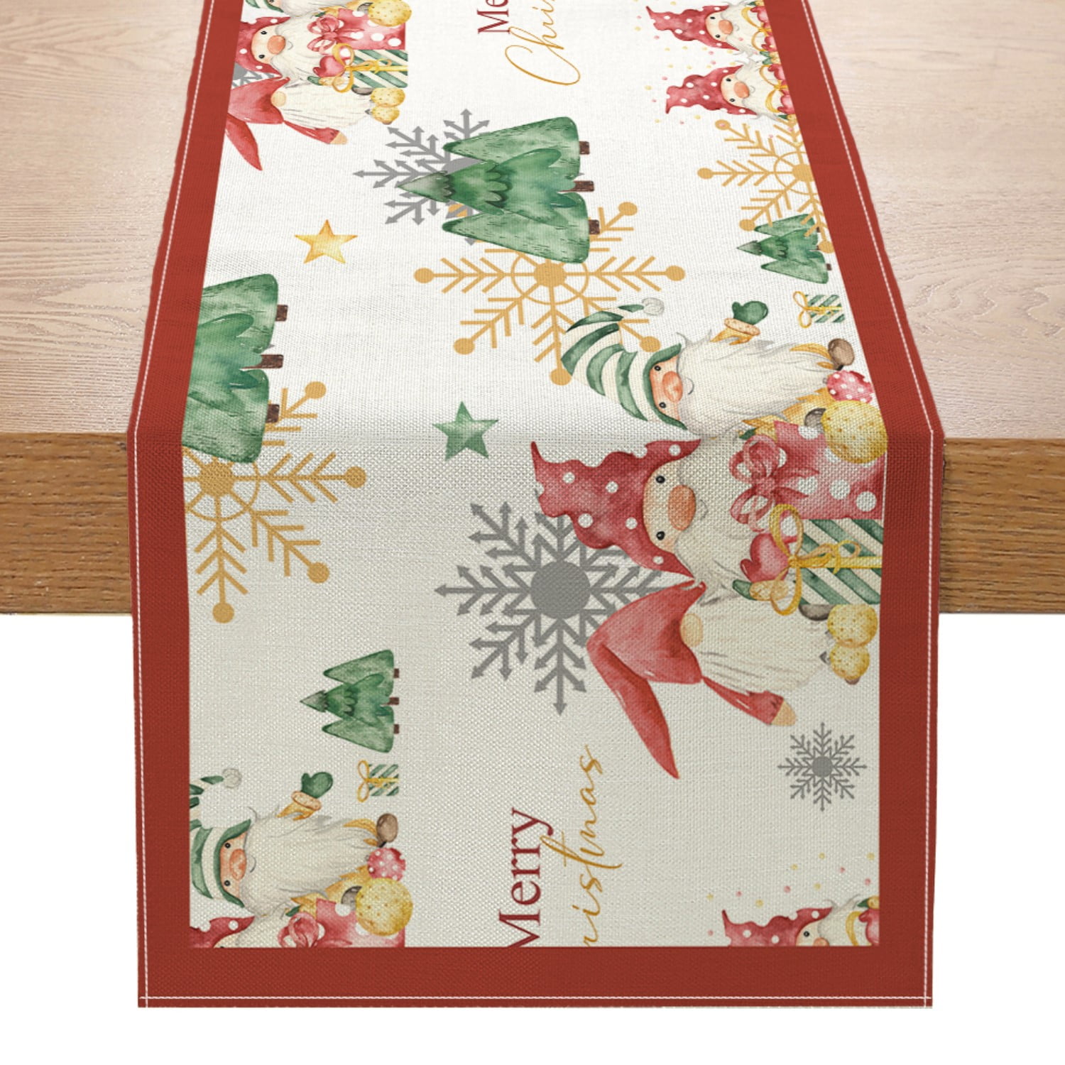 Behome Christmas Table Runner, 13 x 72 Inch Winter Christmas Table ...