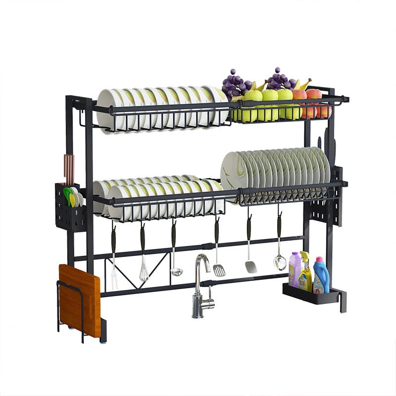 Behome Over The Sink Dish Drying Rack, for Kitchen Counter Organization ...