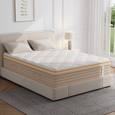 "Slumber 1 by Zinus Firm Spring Queen Mattress, 10"" Dream Pillow Top ...