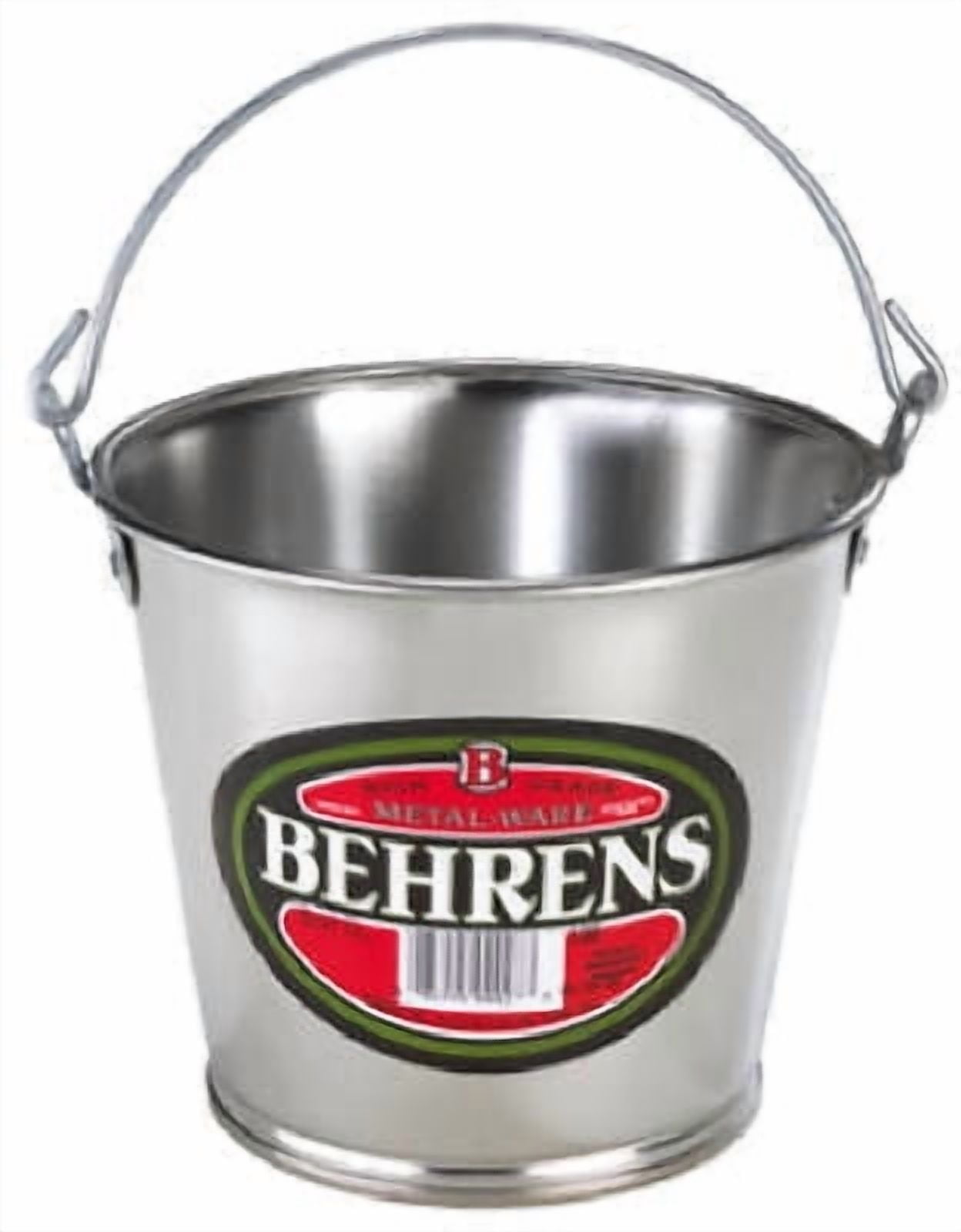 Behrens 1202GS 55 oz Galvanized Steel Water Pail / Bucket With Handle ...