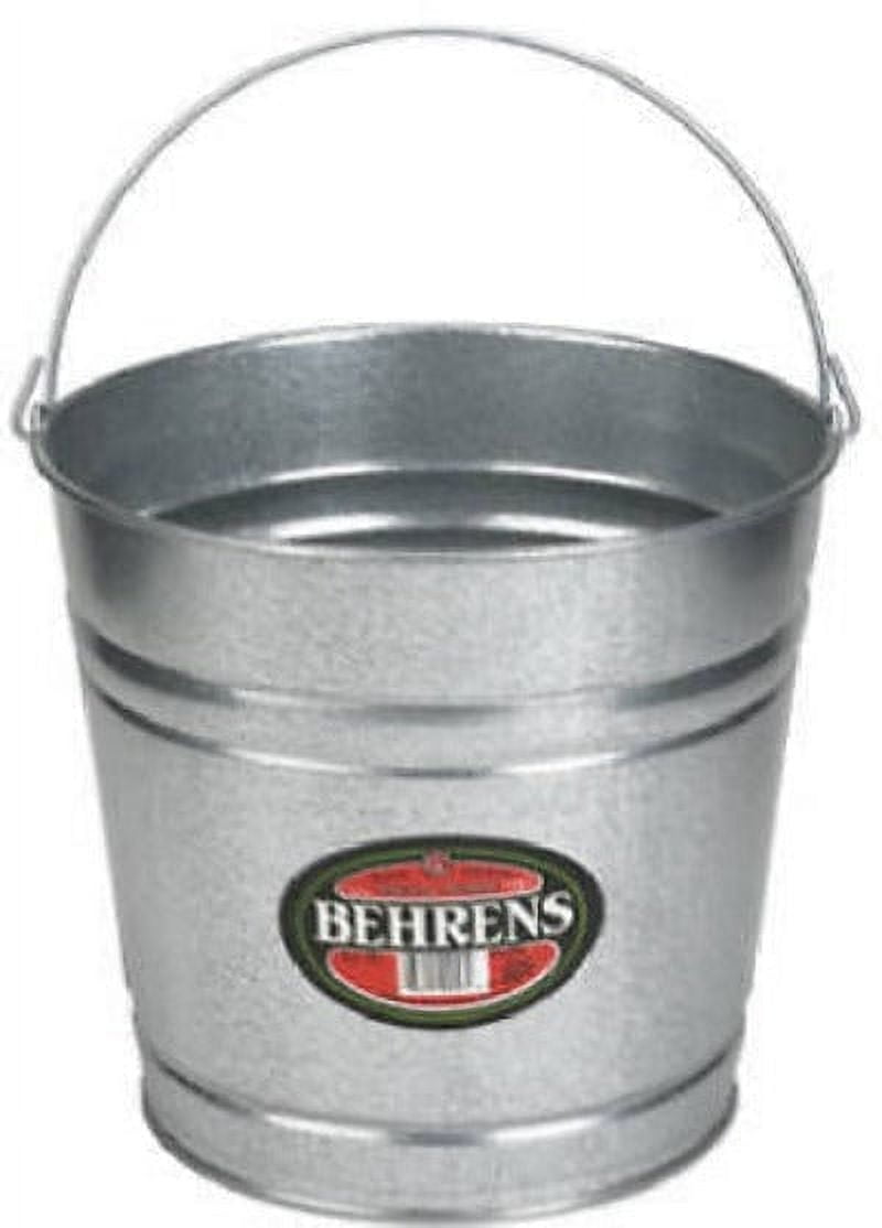 Behrens 1212GS 12 Quart Galvanized Sheet Steel Water Pail / Bucket With ...