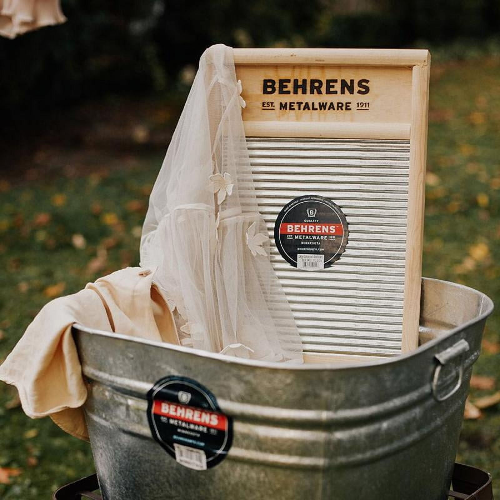 Behrens Steel Container Steel in Silver — Heritage American-Made ...