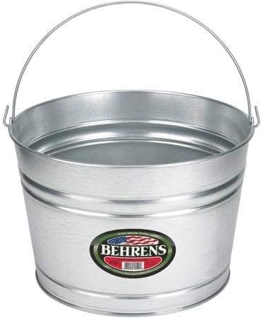 Behrens C17GS 4.25 gal Galvanized Steel Pail - Walmart.com