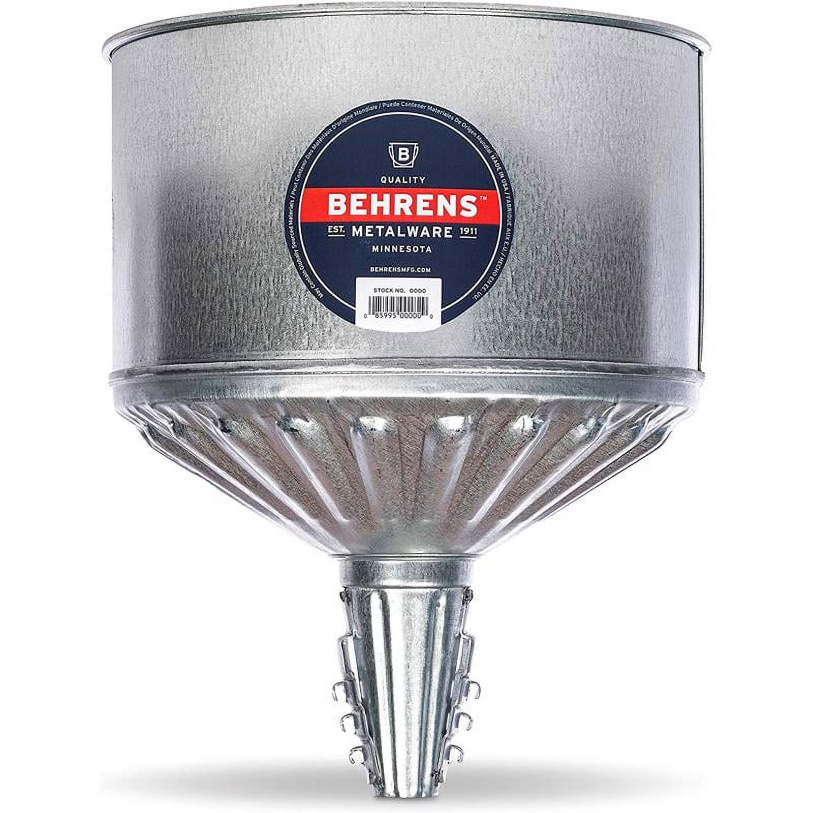 Behrens GTF-123 Lock On Tractor Funnel with Screen, 8-Qt Capacity ...