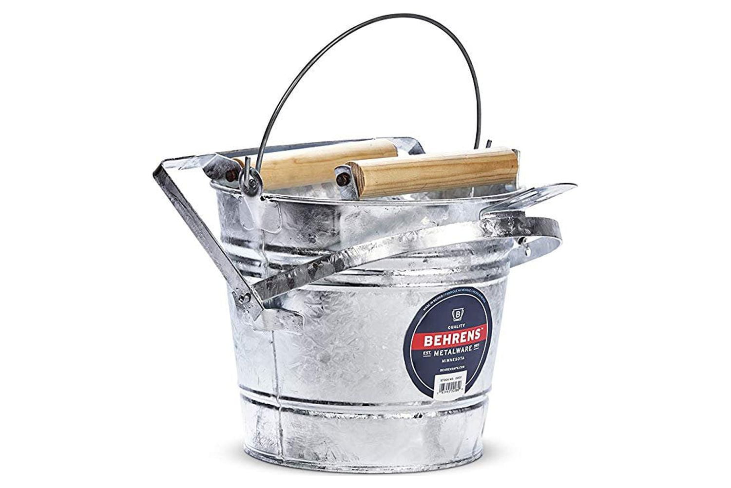 Behrens Galvanized Mop Bucket with Rollers, 3-Gallon - Walmart.com