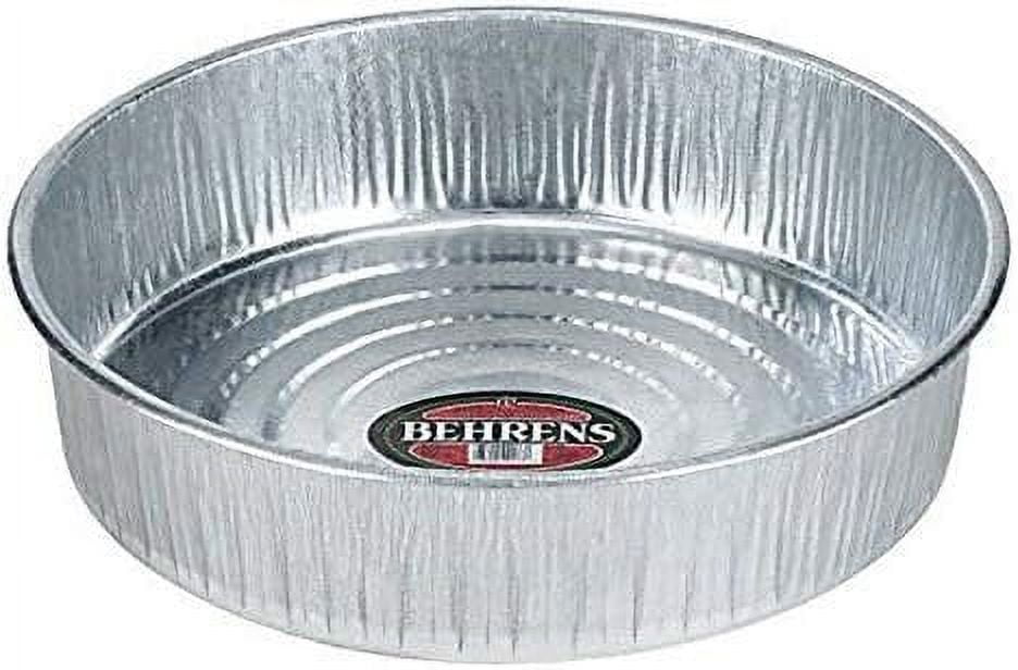 Behrens High Grade Steel 2168 3 Gallon Galvanized Steel Utility Pan ...
