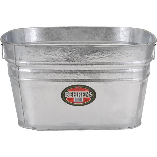 Behrens Hot-Dipped Steel Utility Tub 15.5 GALLON, Each - Walmart.com
