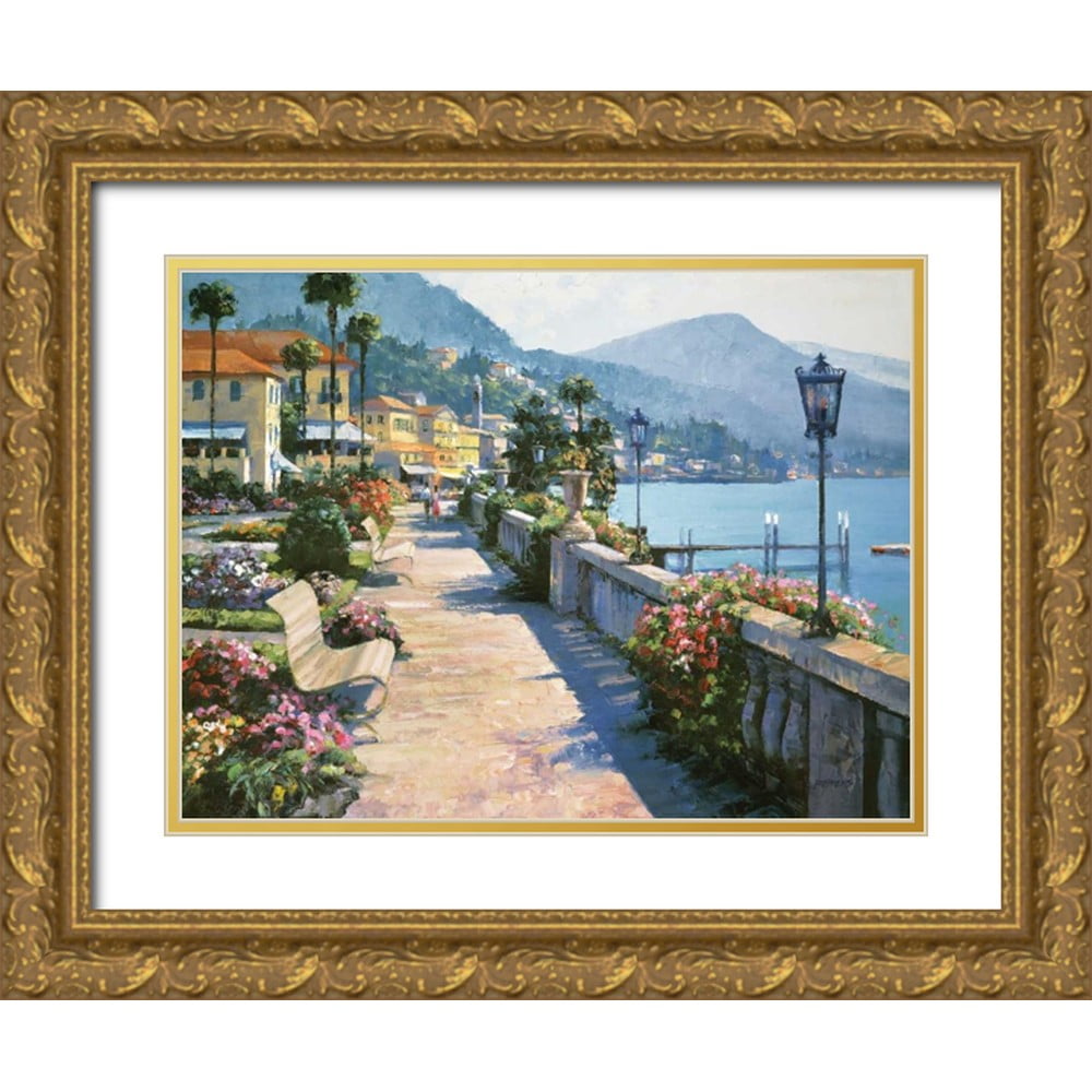 Behrens, Howard 14x12 Gold Ornate Wood Framed with Double Matting ...