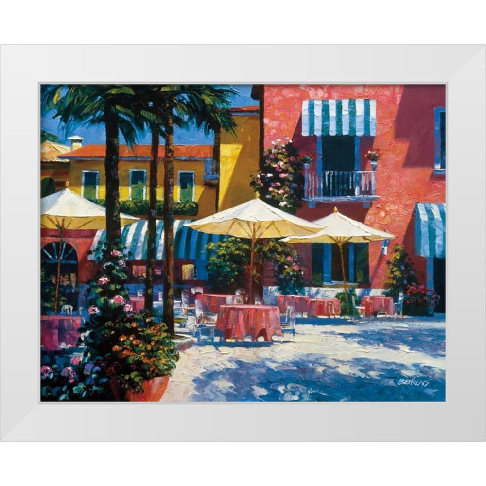 Behrens, Howard 32x26 White Modern Wood Framed Museum Art Print Titled ...