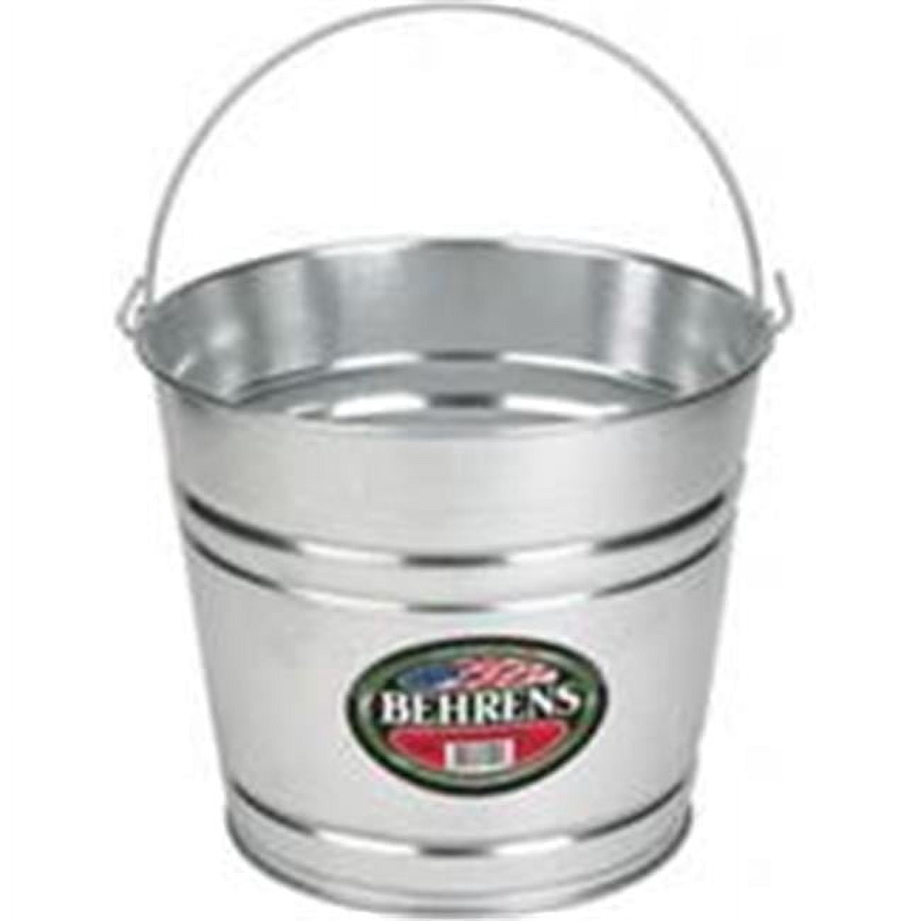 Behrens Manufacturing 10 Qt. Galvanized Metal Water Bucket - Walmart.com