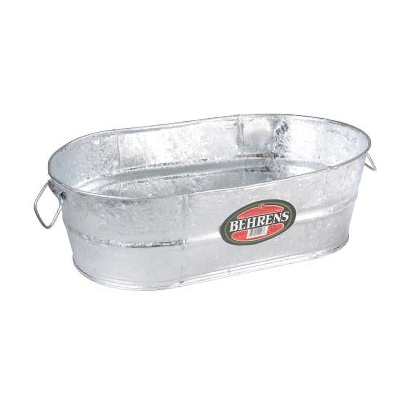Behrens Manufacturing 4 gal Galvanized Oval Tub - Walmart.com