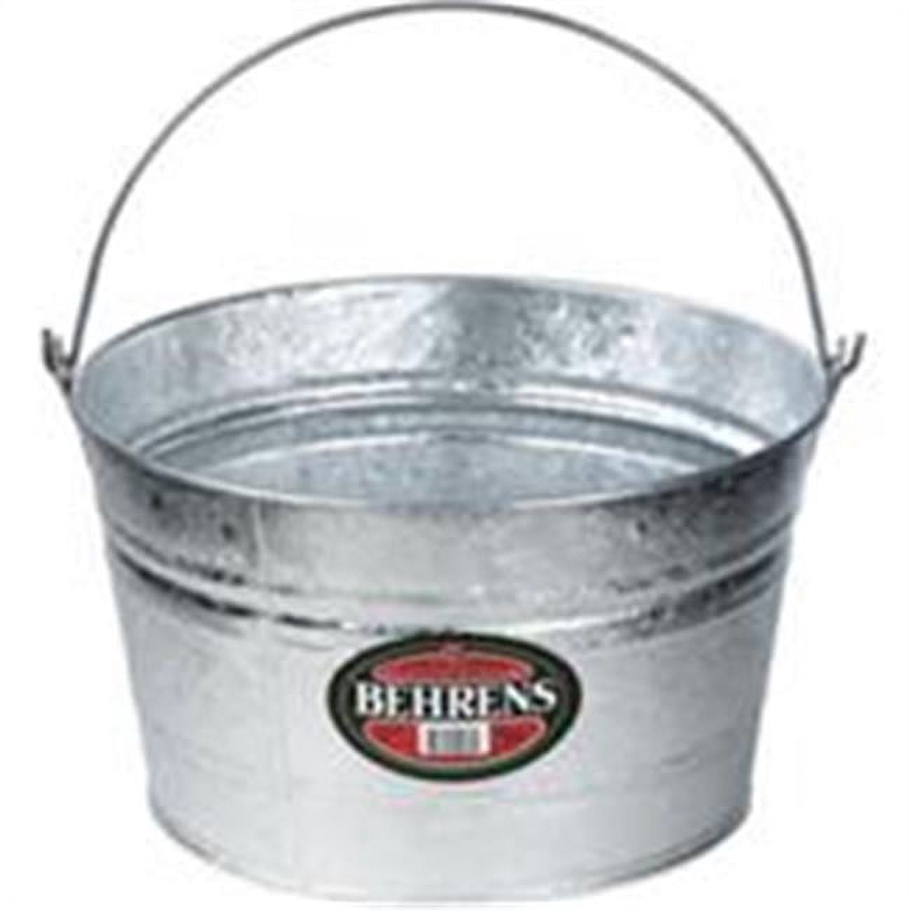 Behrens Manufacturing Galvanized Hot Dipped Pails - Walmart.com