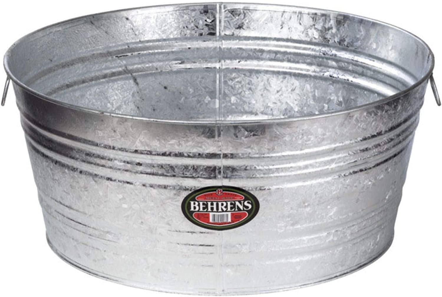 Behrens Round Galvanized Beverage Tub, Heavy Duty - Walmart.com