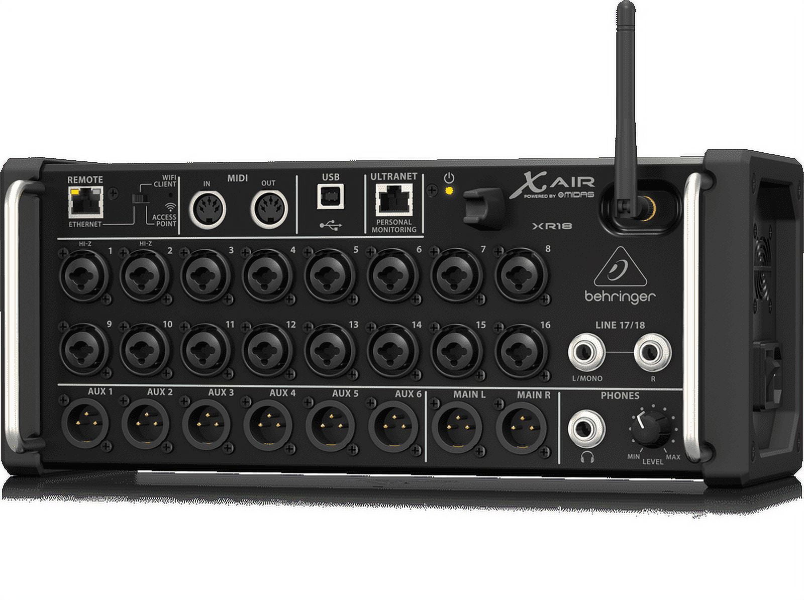 Behringer XR18 Digital Mixer - 18 Channels, 12 Bus, Wi-Fi, USB Audio ...
