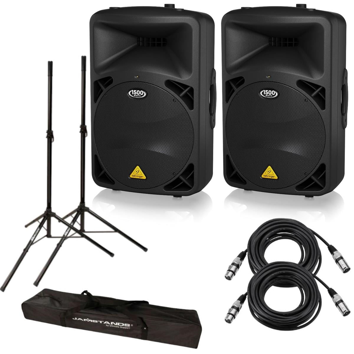 Behringer Behringer 2-Pack EUROLIVE B615D Active 1500 Watts 2-Way PA ...