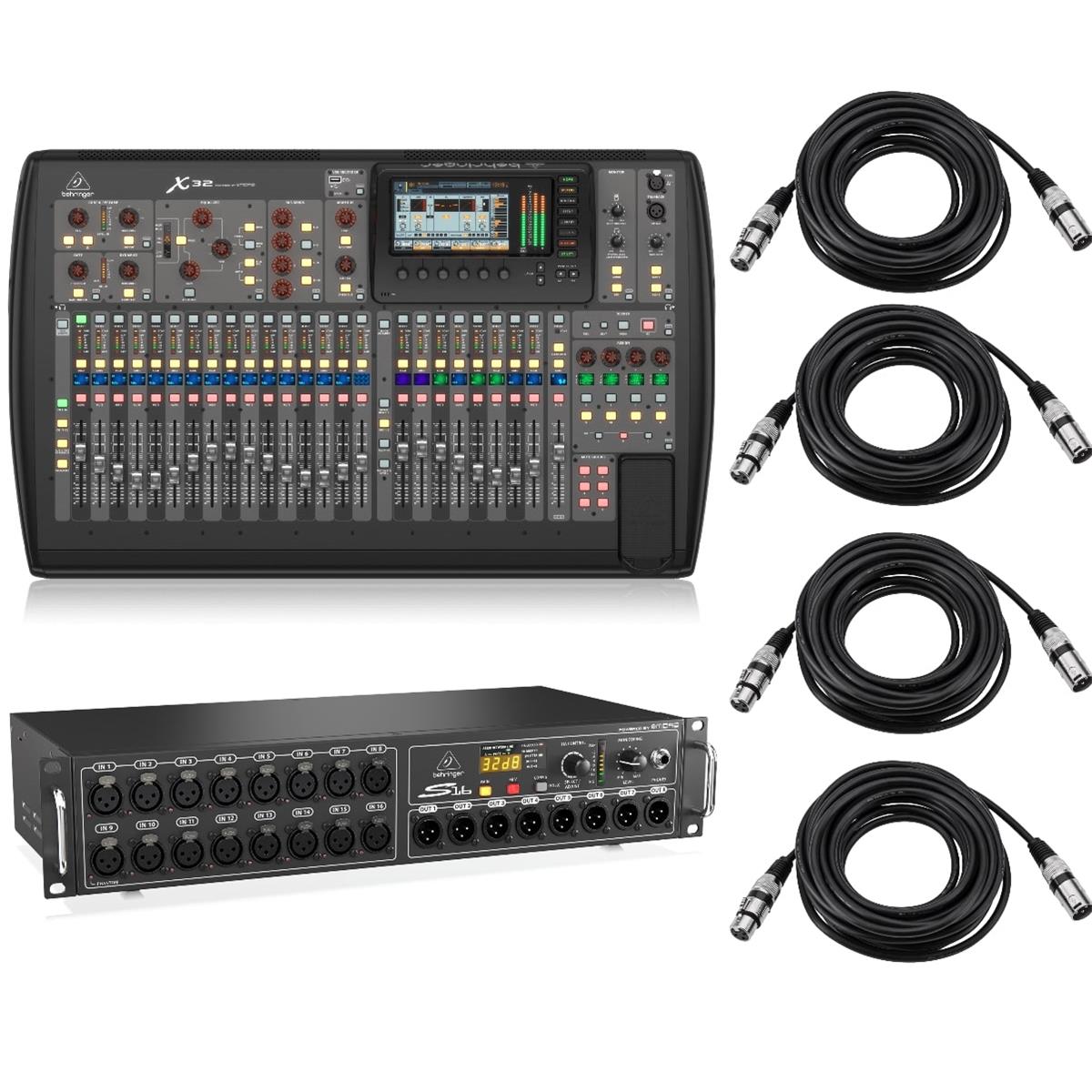 Behringer Behringer X32 Compact 40-Input 25-Bus Digital Mixing Console ...
