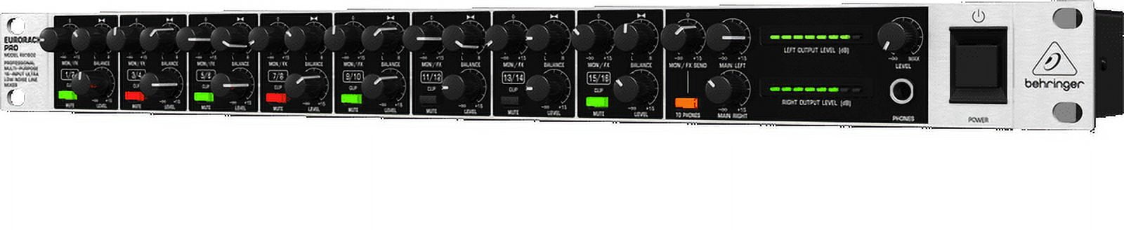 Behringer EURORACK PRO RX1602 Professional Multi-Purpose 16-Input Ultra ...