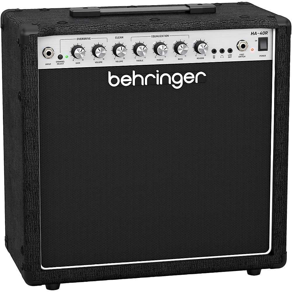 Behringer HA-40R-UL 1x10 40W Combo Amp Black - Walmart.com