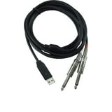 Behringer Line 2 USB Stereo 1/4" Line In to USB Interface Cable ...