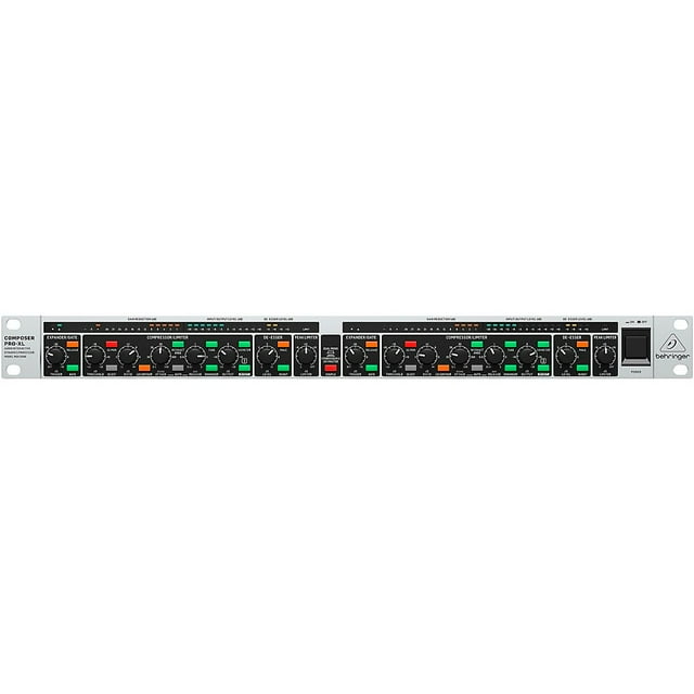 Behringer Composer Pro-XL MDX2600 2-Channel Compressor with De-Esser ...