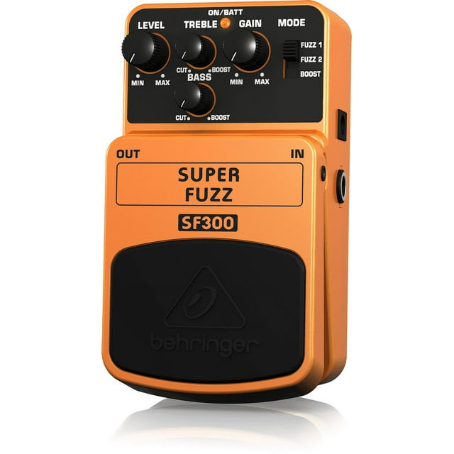 Behringer SUPER FUZZ SF300, 3-Mode Electronic Volume Fuzz Distortion ...