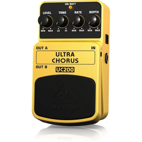 Behringer ULTRA CHORUS UC200 Ultimate Stereo Chorus Effects Pedal ...
