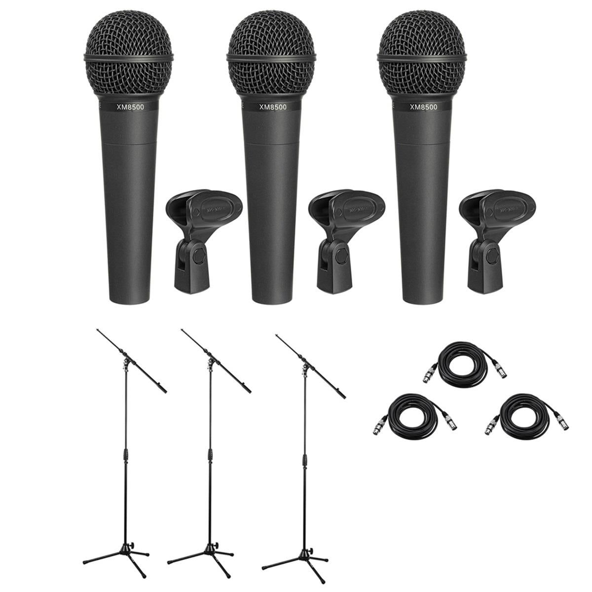 Behringer ULTRAVOICE XM8500 Dynamic Cardioid Vocal Microphone, Bundle ...