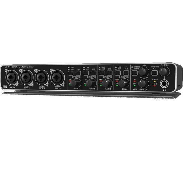 Behringer UMC404HD Audiophile 4x4 USB Audio Interface w/ Mic ...