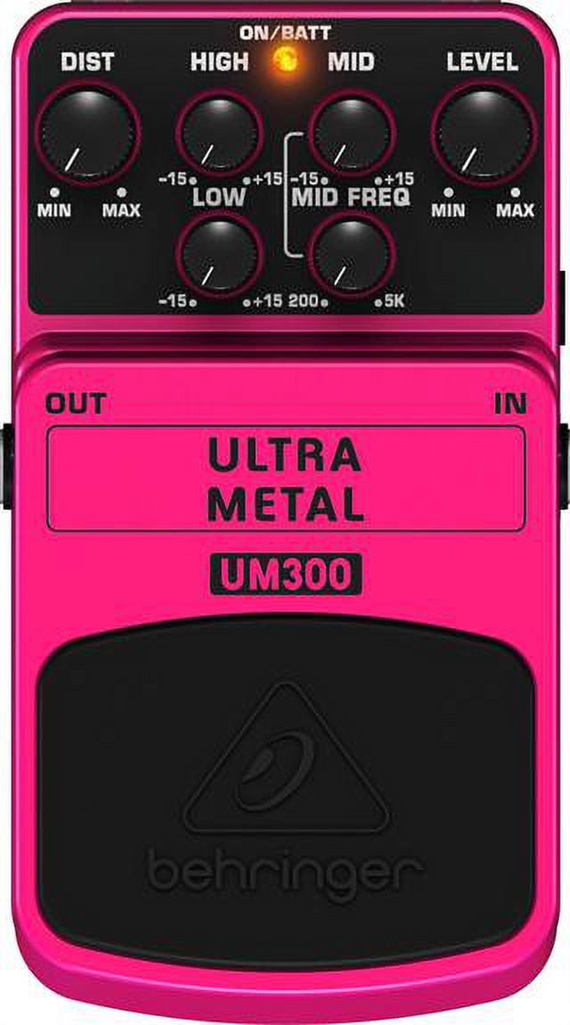 Behringer Ultra Metal UM300 Heavy Metal Distortion Effects Pedal ...