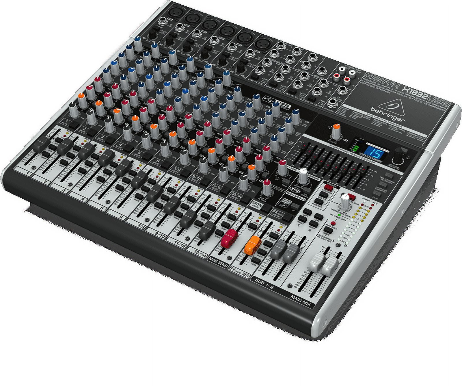 Behringer X1832USB 18-Input 3/2-Bus Mixer USB Audio Interface w/ XENYX ...