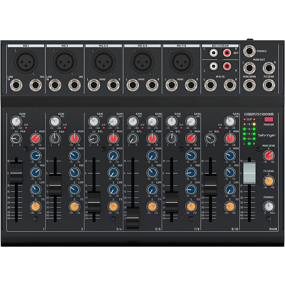 Behringer XENYX 1003B 10-Channel Analog Mixer - Walmart.com