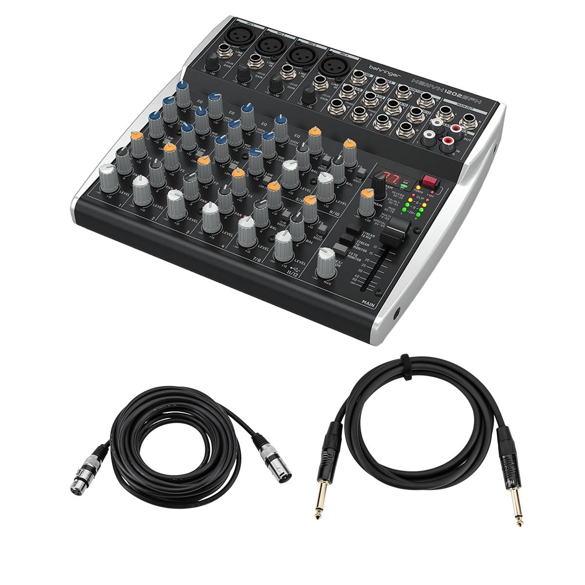 Behringer XENYX 1202SFX Premium Analog 12-Input Mixer with USB ...