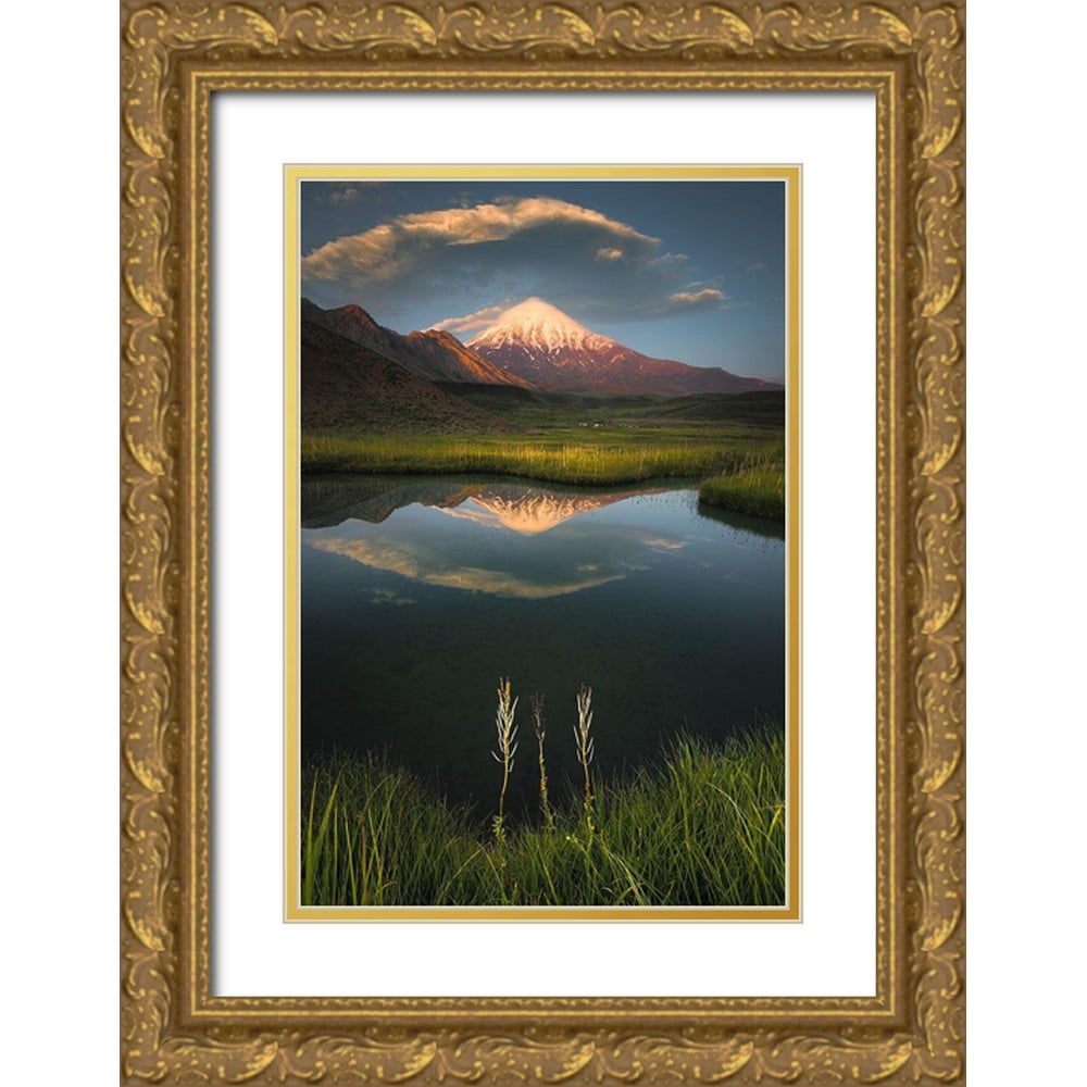 Behzad, Majid 11x14 Gold Ornate Wood Framed with Double Matting Museum ...