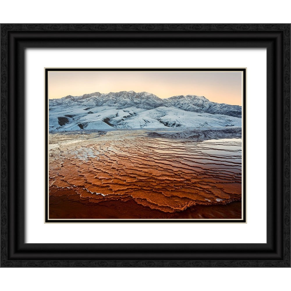 Behzad, Majid 14x12 Black Ornate Wood Framed with Double Matting Museum ...